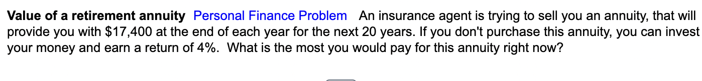 Solved Future value of an annuity Using the values below, | Chegg.com