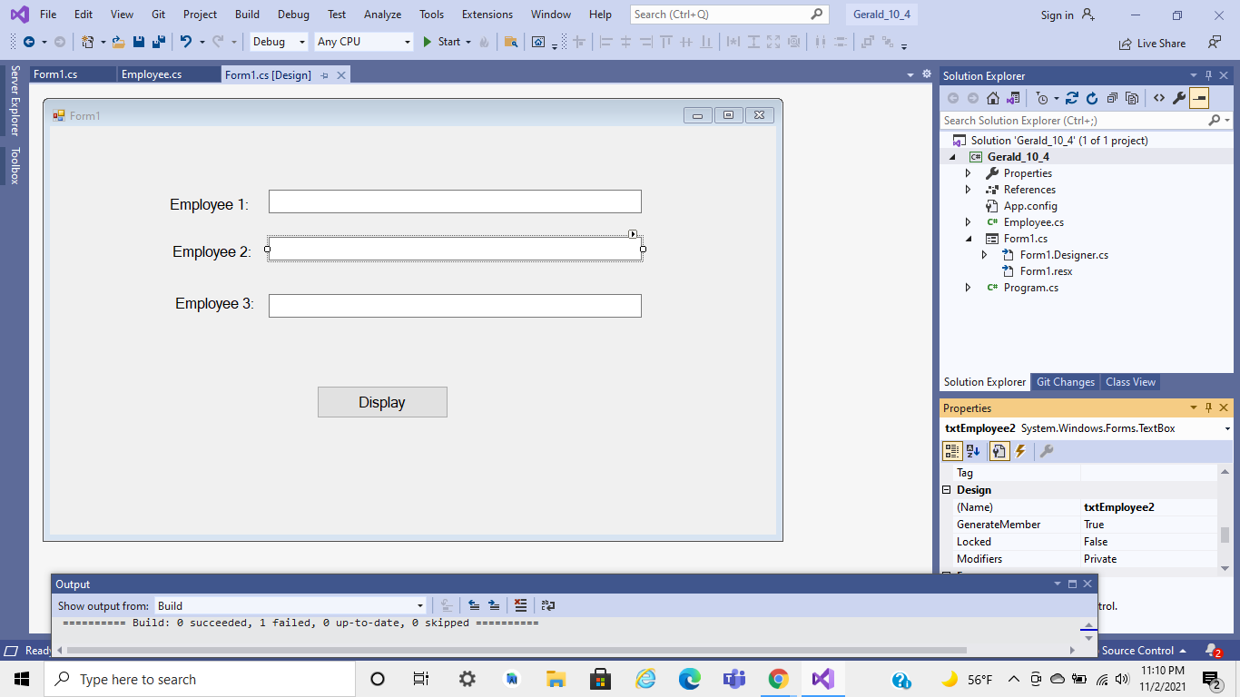 Solved File Edit View Git Tools Extensions Window Help | Chegg.com