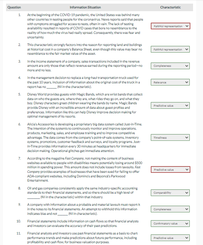 Solved For each of the following situations listed below, | Chegg.com