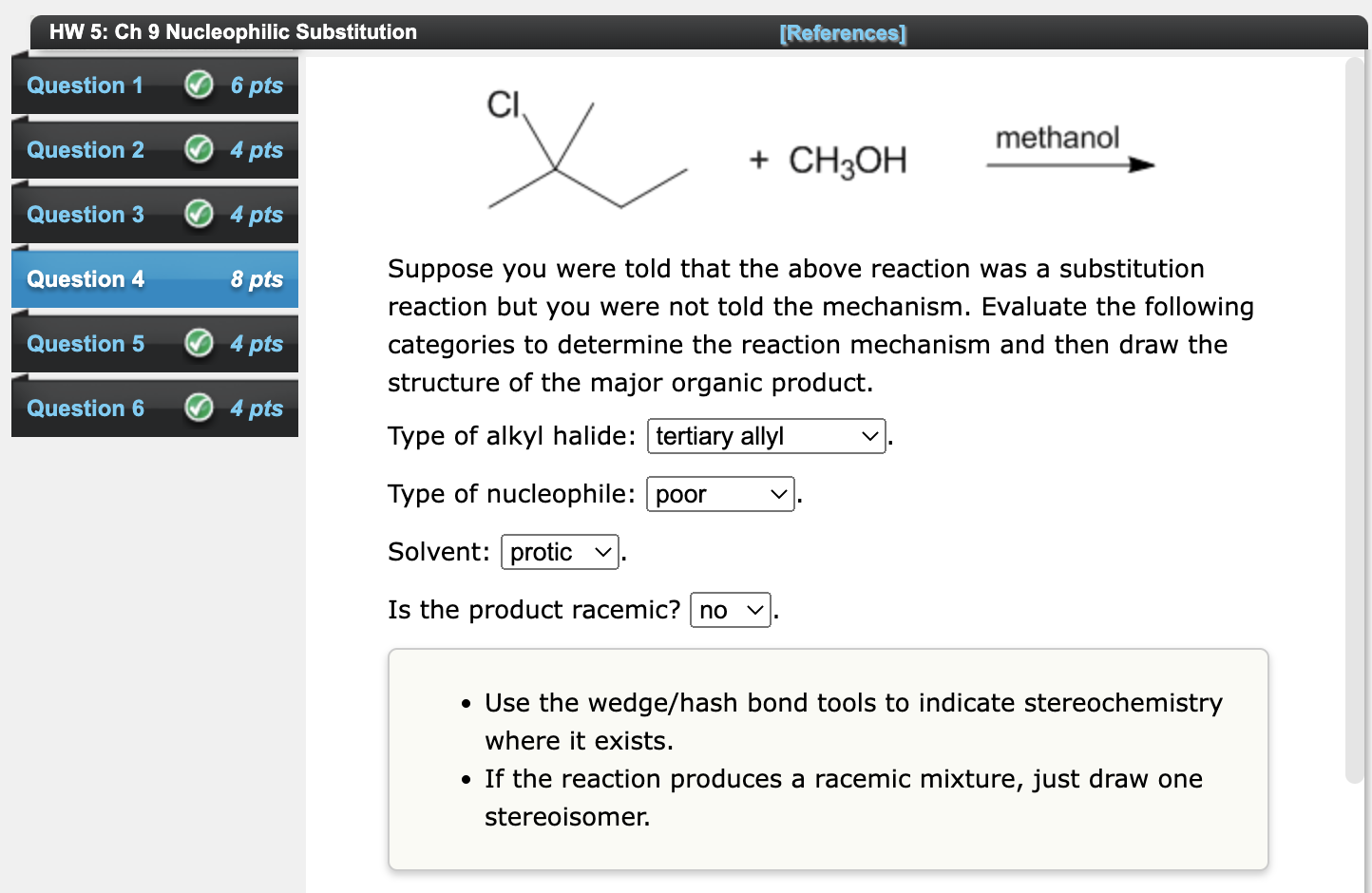 Solved Suppose You Were Told That The Above Reaction Was A