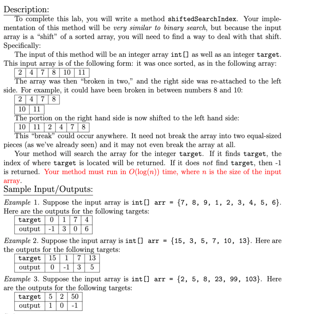 Solved Description: To complete this lab, you will write a | Chegg.com