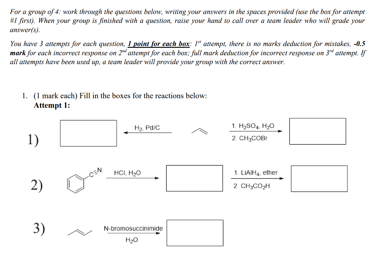 Solved For a group of 4: work through the questions below, | Chegg.com