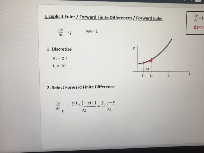 Solved I. Explicit Euler/Forward Finite Differences/Forward | Chegg.com