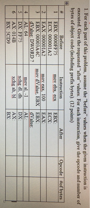 Solved For each part of the problem, assume the "before" | Chegg.com