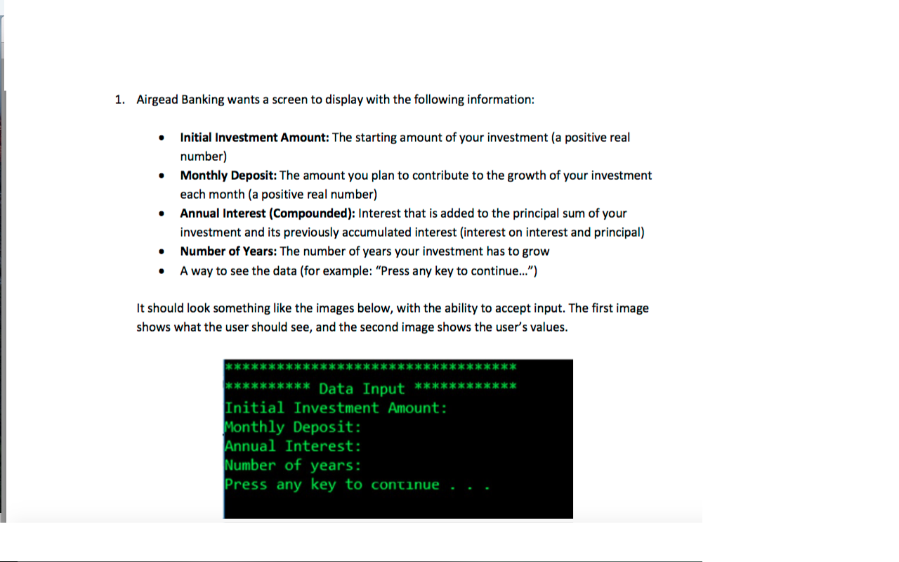 Solved Please Create A Pseudocode With The Below Informat