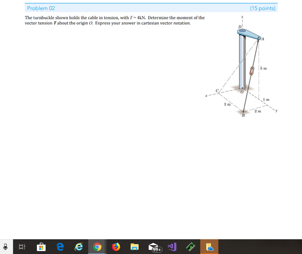 Solved 15 points) Problem 02 The turnbuckle shown holds the | Chegg.com