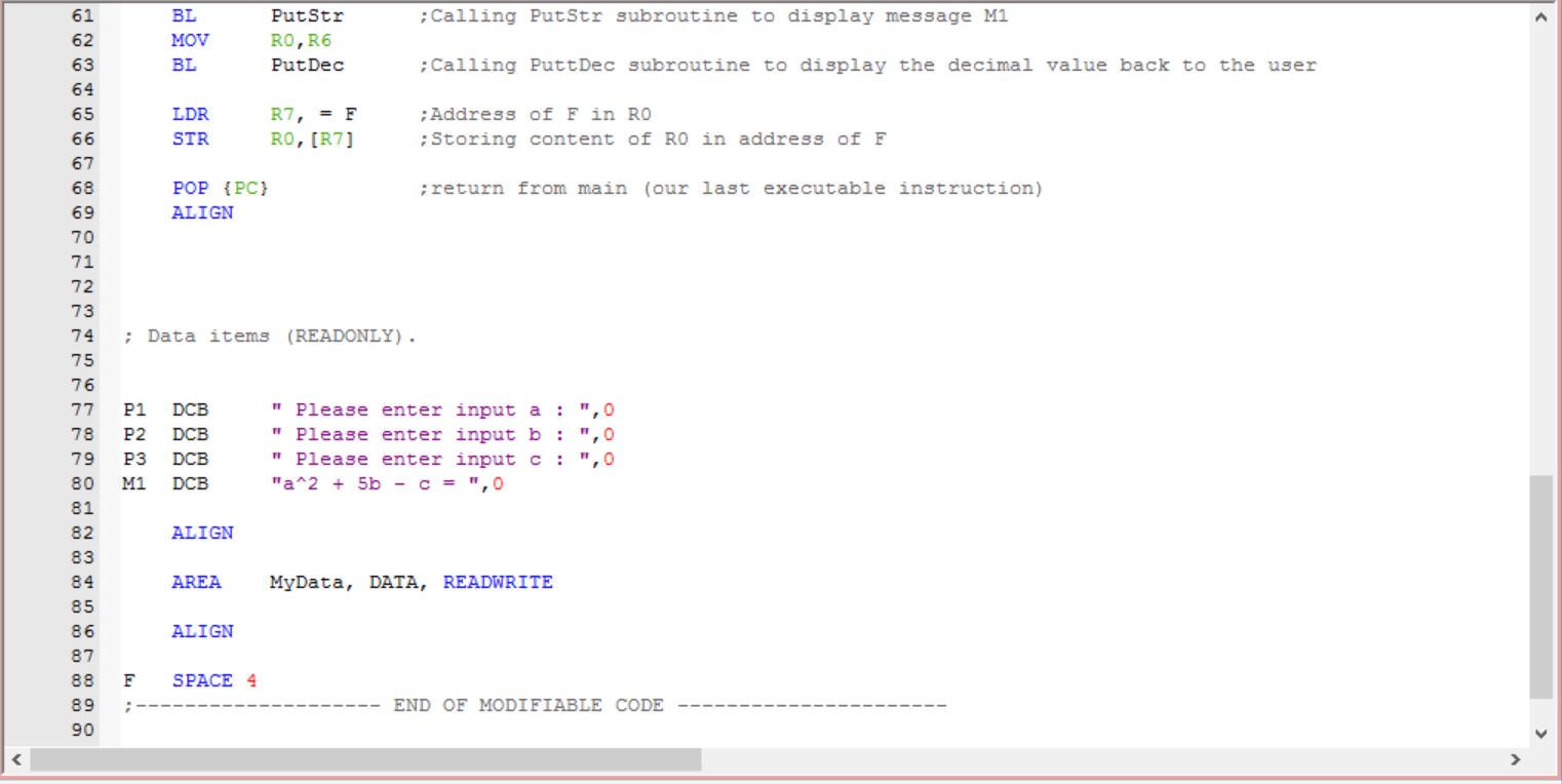 Assembly Language Programming Arm Assembly Note