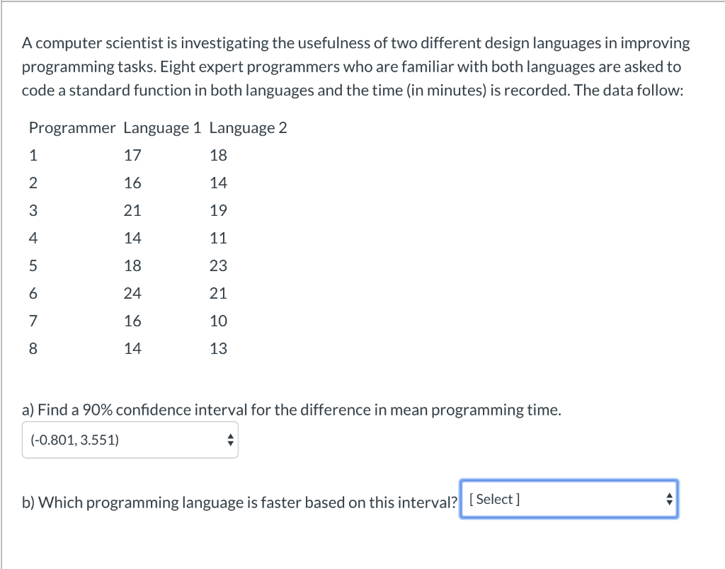 Solved A computer scientist is investigating the usefulness | Chegg.com