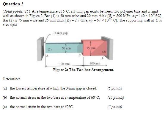 Solved (Total points: 25) At a temperature of 5∘C, a 3−mm | Chegg.com