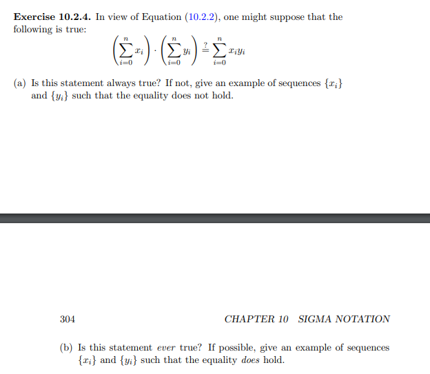 Solved Exercise 10.2.4. In view of Equation (10.2.2), one | Chegg.com