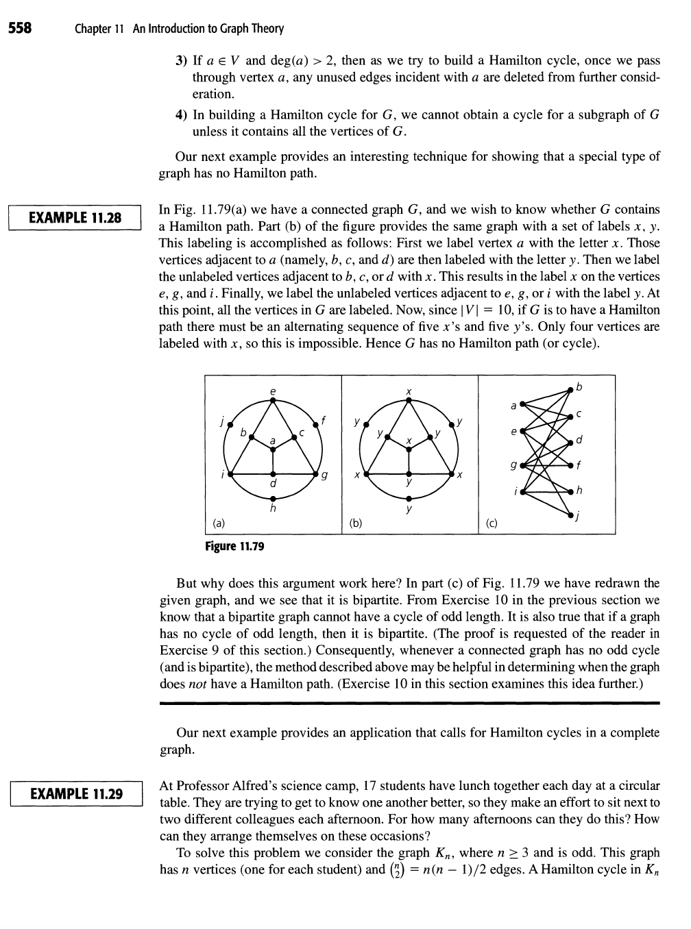 Solved a) How does a Hamilton cycle differ from an ordinary | Chegg.com
