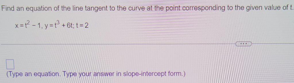 Solved Find an equation of the line tangent to the curve at | Chegg.com