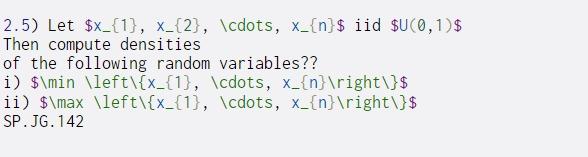 Solved 2.5) Let $x_{1}, x_{2}, \cdots, x_{n}$ iid $U(0,1)$ | Chegg.com