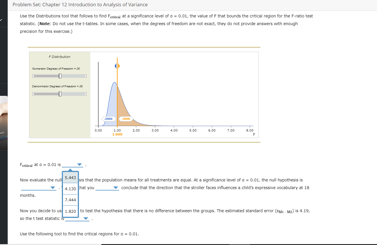 Solved The sample means and sums of squares of the scores | Chegg.com