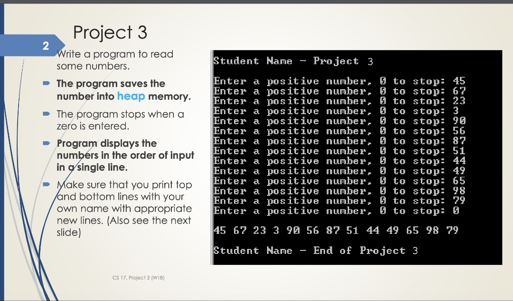 Solved Project 3 2 Write a program to read some numbers. CS | Chegg.com Solved Project 3 2 Write a program to read some numbers. CS | Chegg.com