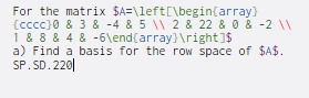 Solved For the matrix $A=\left\begin{array} {CCCC)0 & 3 & -4 | Chegg.com