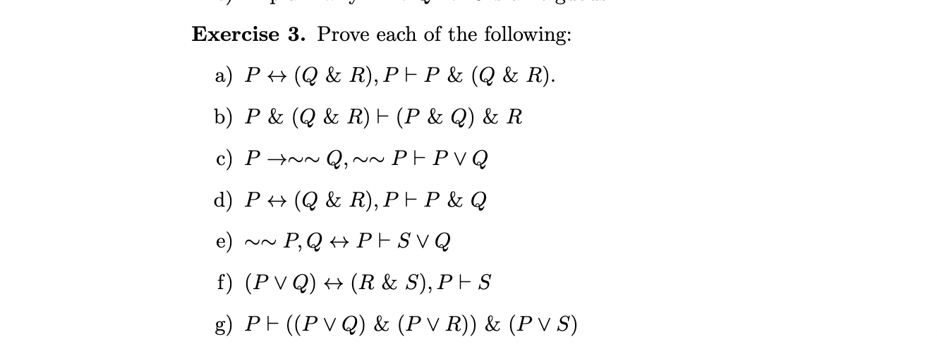 Exercise 3. Prove each of the following: a) | Chegg.com