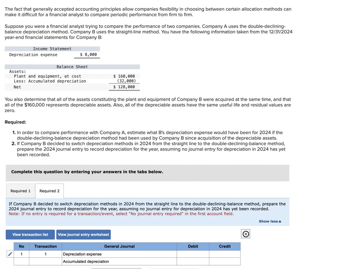 Solved The fact that generally accepted accounting | Chegg.com