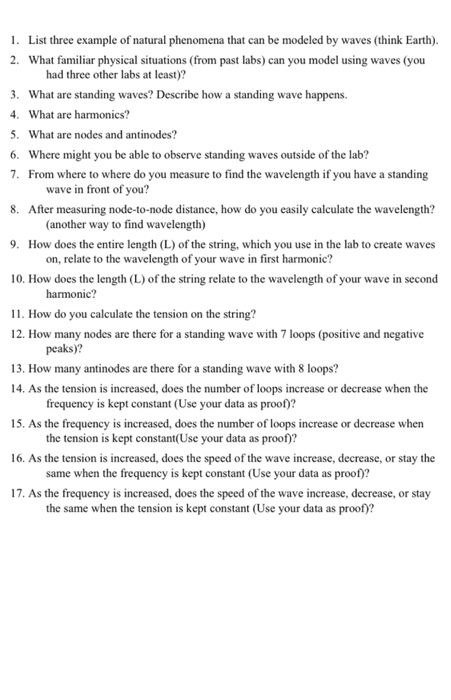 Solved 1. List three example of natural phenomena that can | Chegg.com