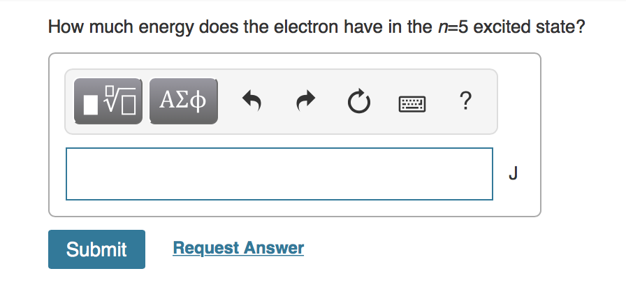 Solved The Electron From A Hydrogen Atom Drops From An
