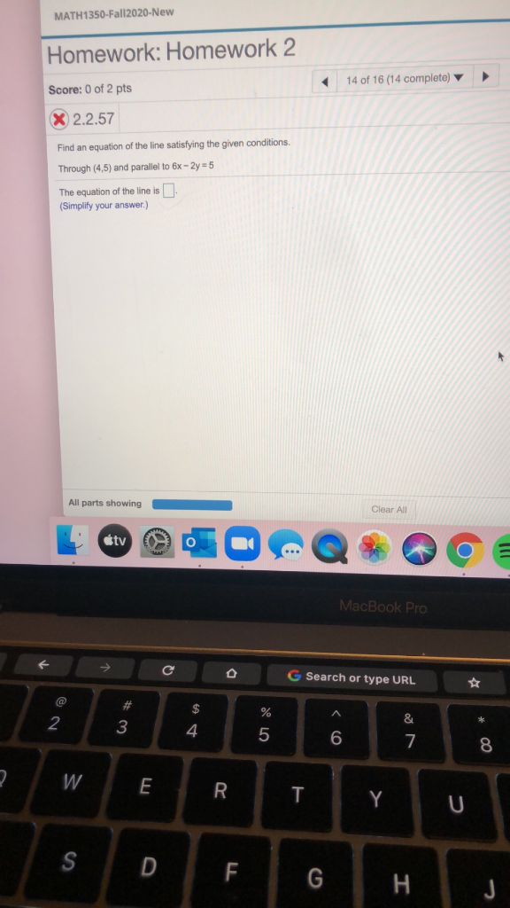 Solved MATH1350-Fall2020-New Homework: Homework 2 14 of 16 | Chegg.com