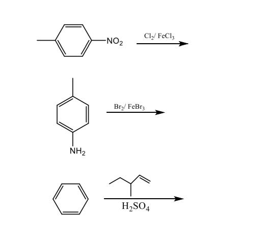 Solved Electrophilic aromatic substitution reaction. Please | Chegg.com