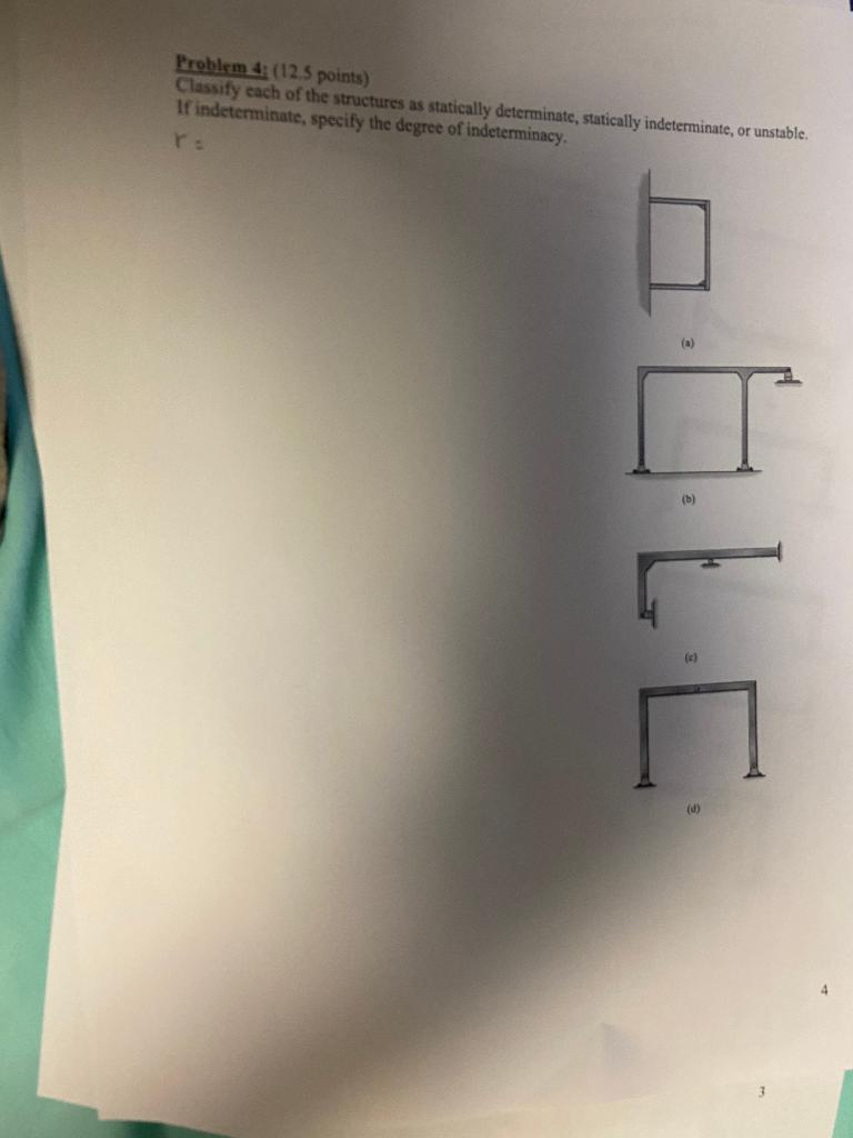 Solved Problem 4: classify each of the structures as | Chegg.com