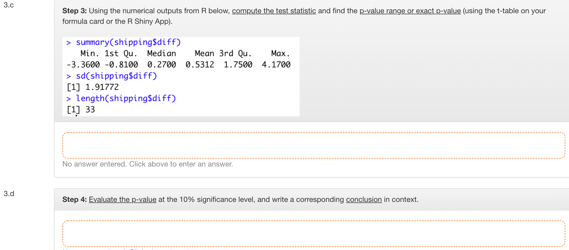 Solved Use the following prompt to complete the subquestions | Chegg.com