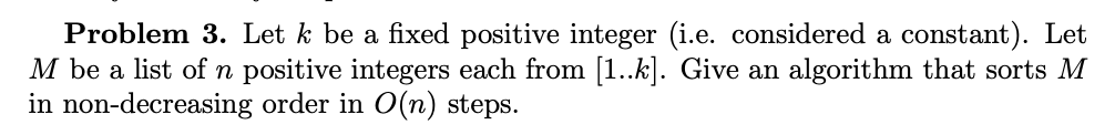 Solved Problem 3. Let k be a fixed positive integer (i.e. | Chegg.com