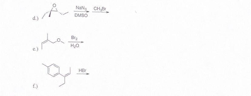 Solved Draw the major product expected for each of the | Chegg.com