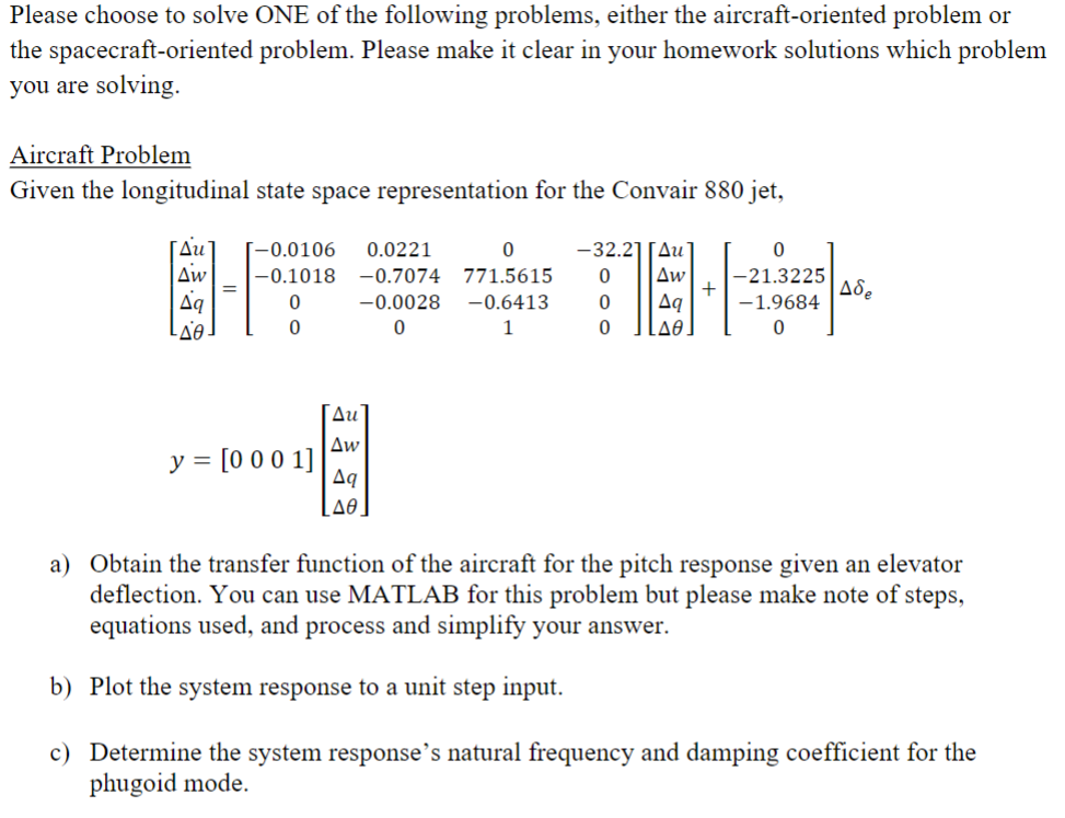 Solved Please choose to solve ONE of the following problems, | Chegg.com