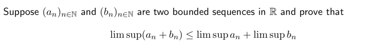 Solved [3]b) Give two sequences (an) and (bn) such that lim | Chegg.com
