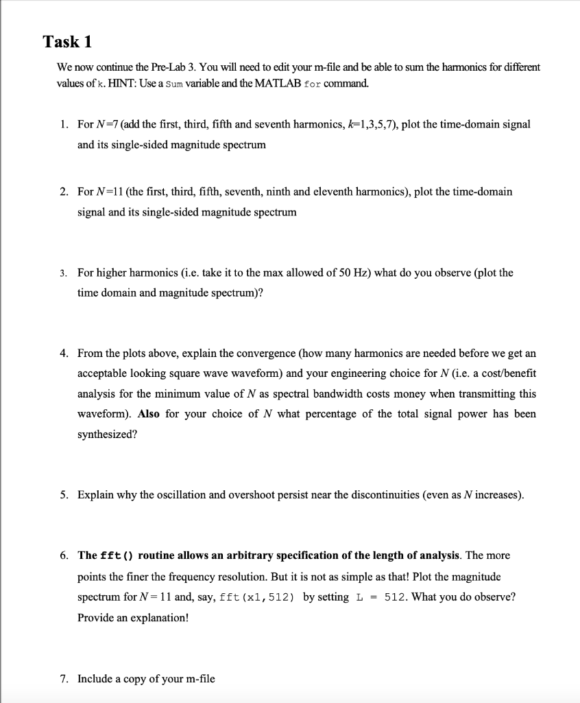 We now continue the Pre-Lab 3. You will need to edit | Chegg.com