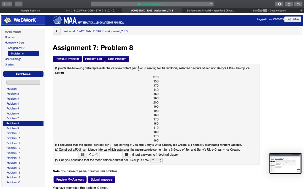 Solved Google Translate Stat 213 LO2 Winter 2019-STAT 213 | Chegg.com