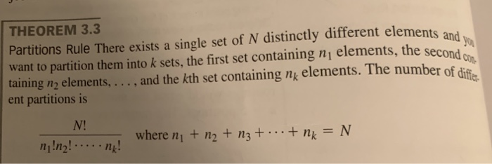 Solved ent elements and you ents, the second con THEOREM 3.3 | Chegg.com