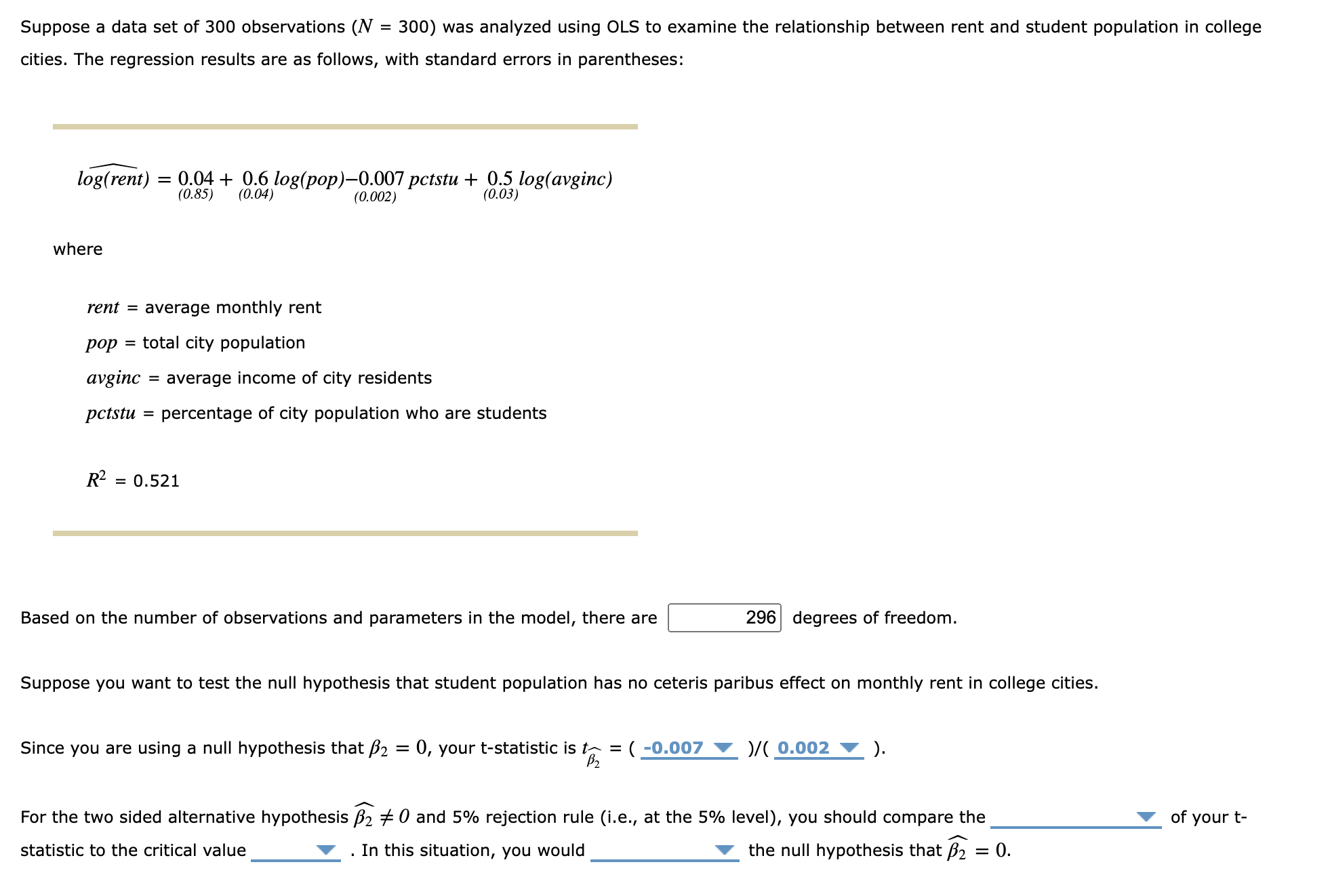 Solved Suppose a data set of 300 observations (N=300) was | Chegg.com