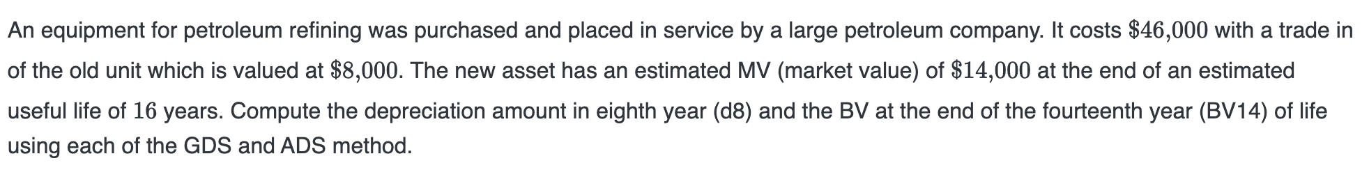 Solved a) Find d8 using the GDS method, and then find it | Chegg.com