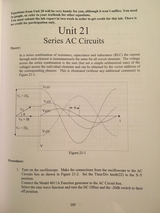 Solved Section 1 When Is A Circuit Containing Resistor R