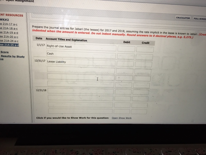 Solved INTERMEDIATE ACCOUNTING (ACo ice Assignment Gradebook | Chegg.com