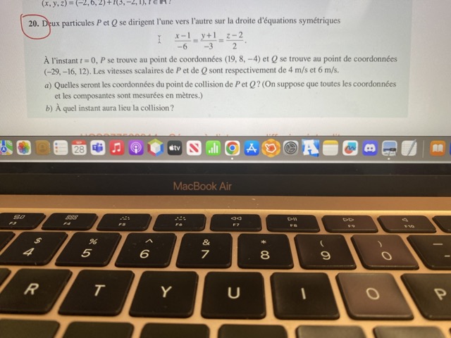Solved two particles P and Q are moving toward each other in | Chegg.com