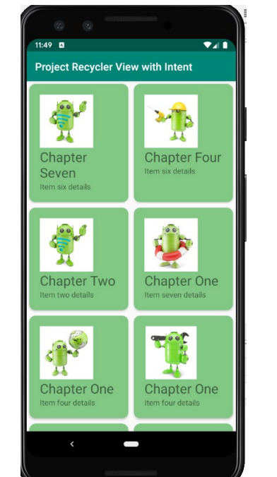 Solved Android Studio Java Project: When you click on a | Chegg.com