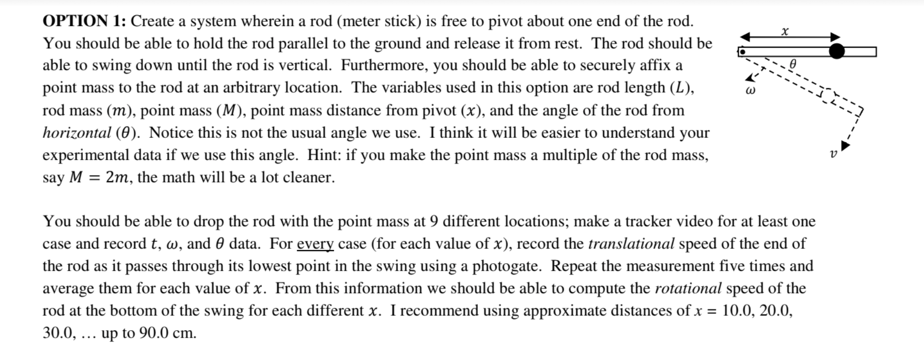 Solved I need help with getting the translational speed | Chegg.com