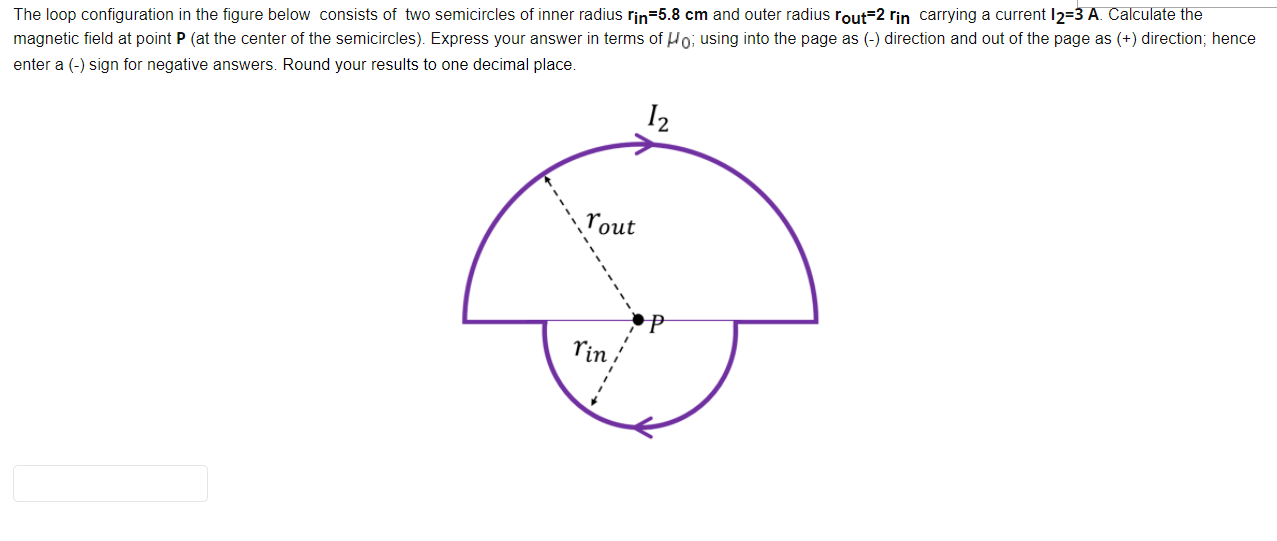 Solved The loop configuration in the figure below consists | Chegg.com
