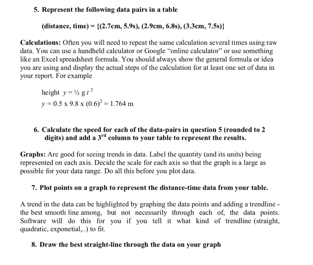 Solved 5. Represent the following data pairs in a table | Chegg.com