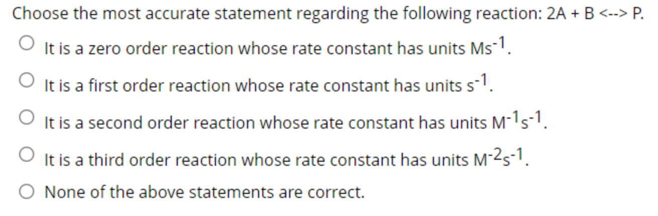 Solved Choose the most accurate statement regarding the | Chegg.com