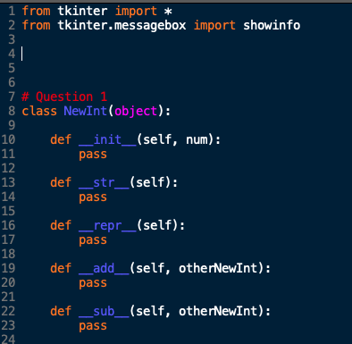 Solved Code has to be in Python. Implement the | Chegg.com