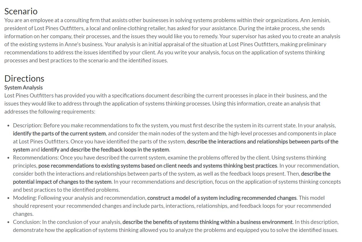 Solved Scenario You are an employee at a consulting firm | Chegg.com
