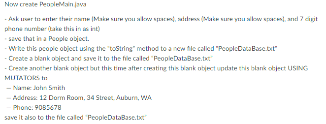 Solved Use Java File Io Avoid Using File Writer Reader
