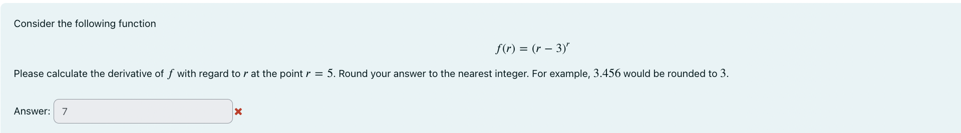 Solved Consider the following function | Chegg.com