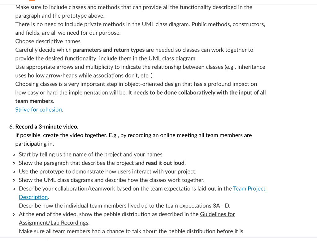 Design/Code Requirements: Each project needs to be | Chegg.com